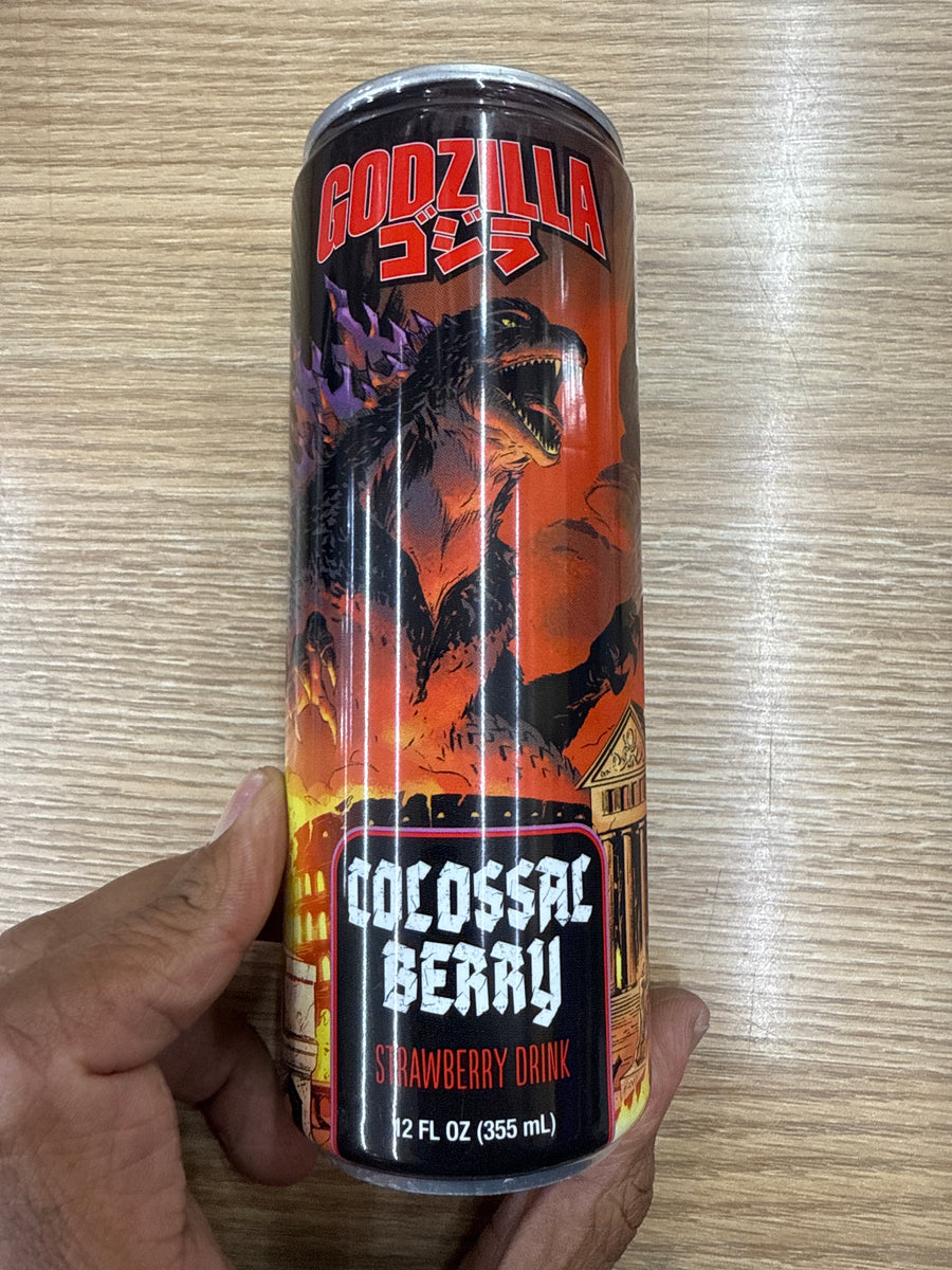 Godzilla Colossal Berry Strawberry Drink 12 oz